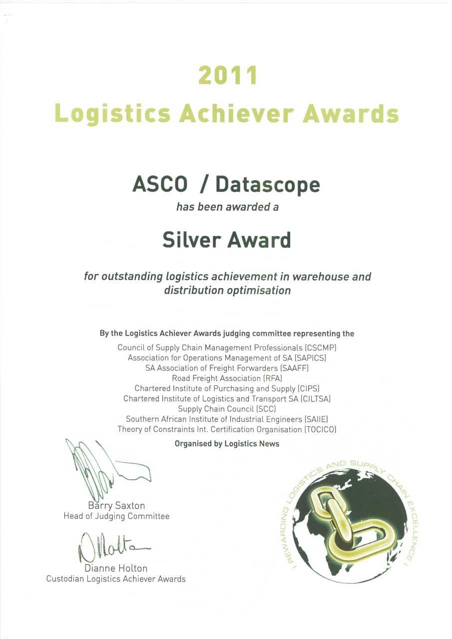 Awards and Recognition » Datascope