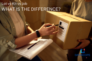 Lot vs Kit vs Job - What is the difference? » Datascope
